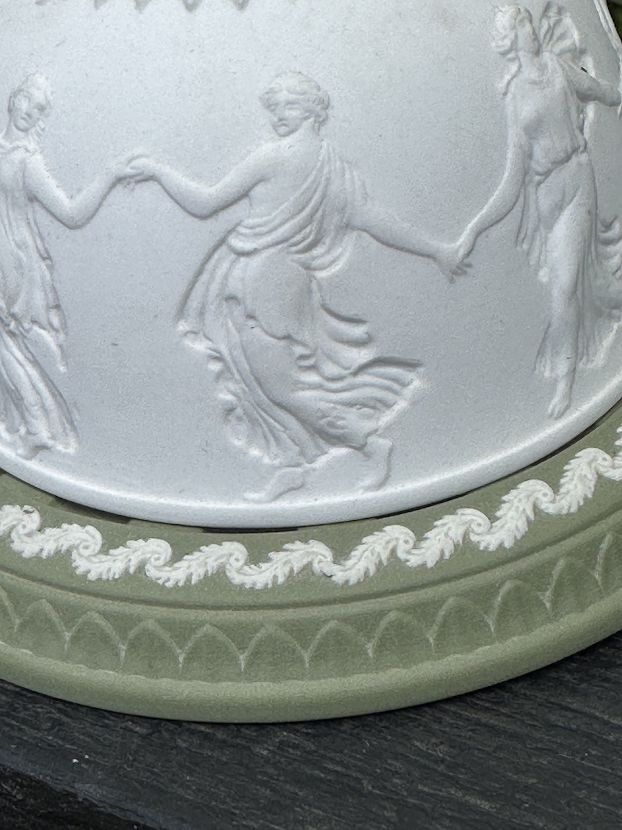 WEDGWOOD ‘Lithophane’ Jasperware Tea Light Holder - The Antiques ...