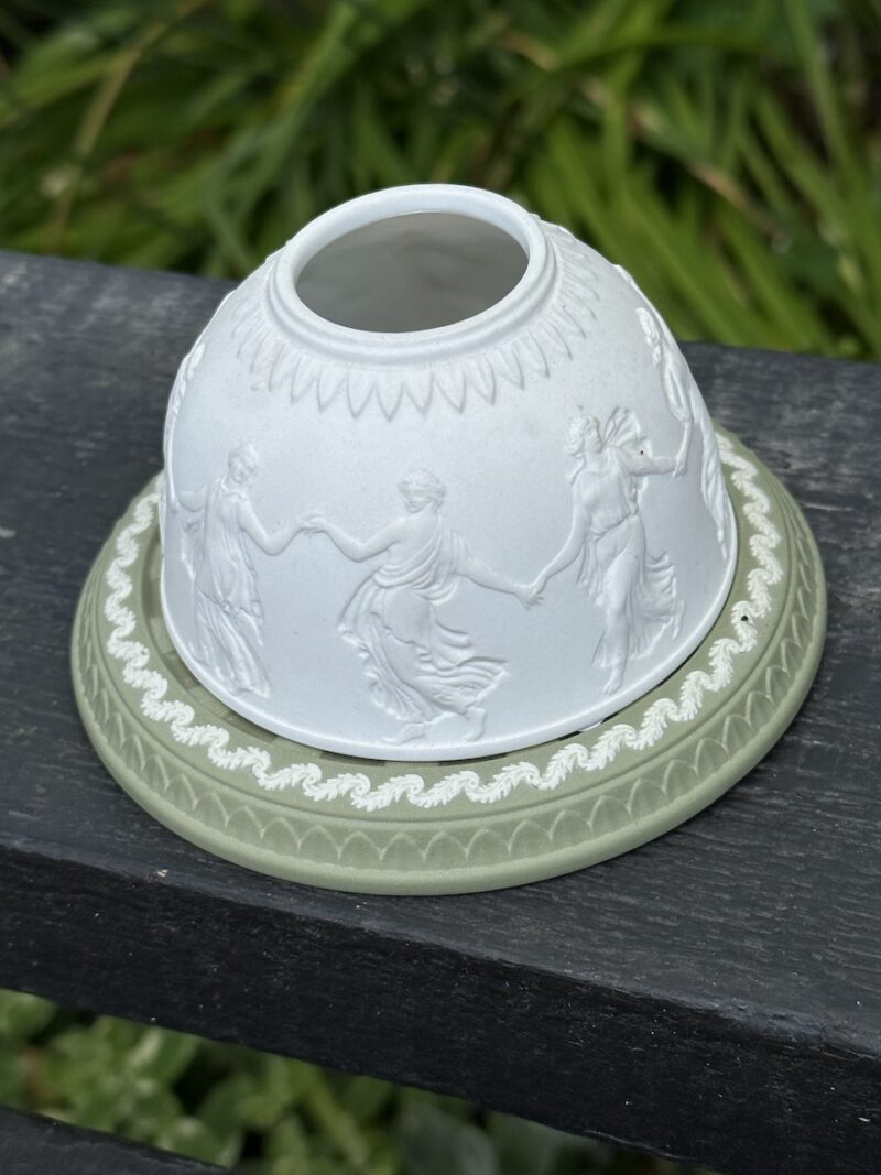 WEDGWOOD ‘Lithophane’ Jasperware Tea Light Holder - The Antiques ...